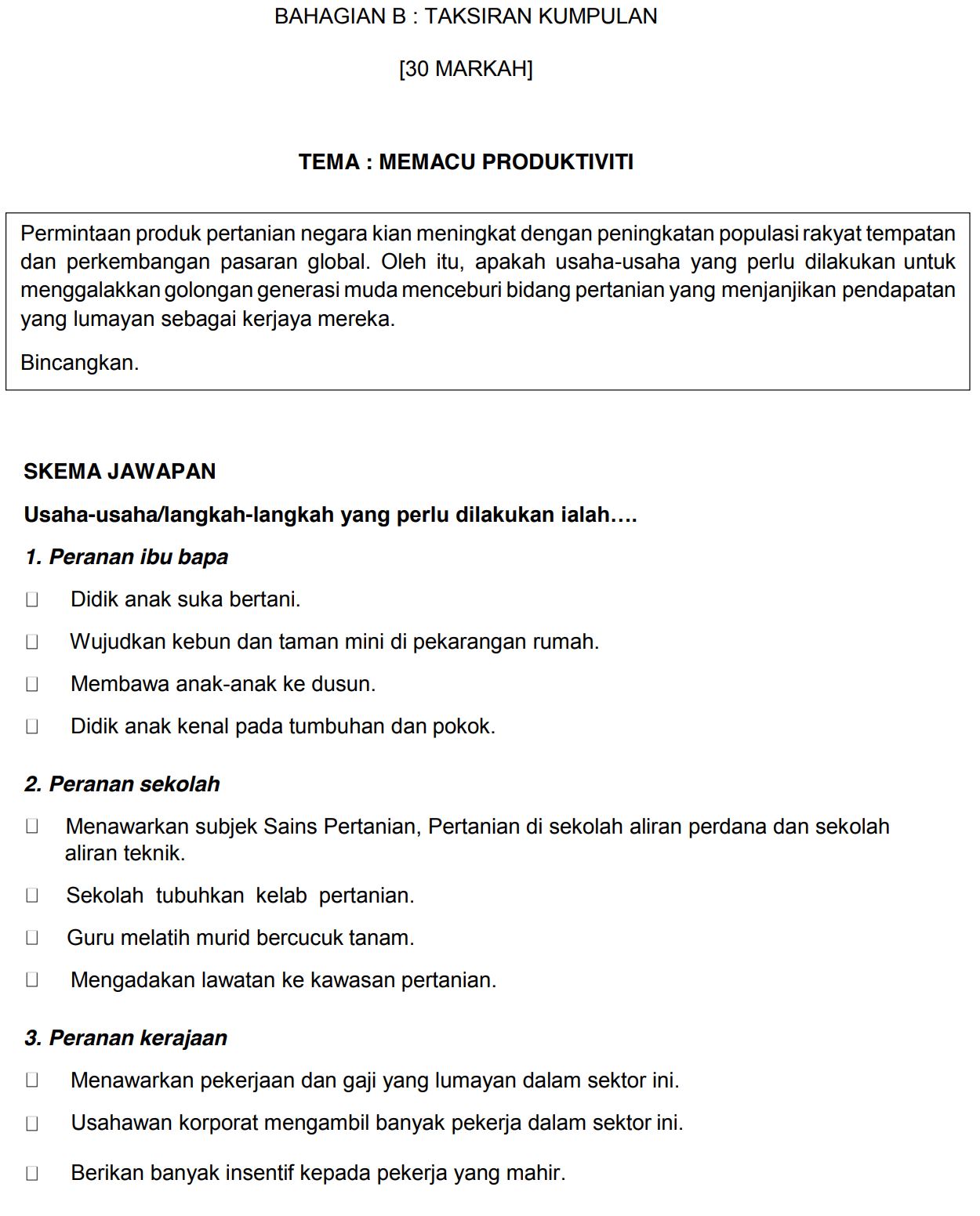 Ujian Bertutur Bahasa Melayu SPM: Soalan + Jawapan (35) _ - Bumi Gemilang